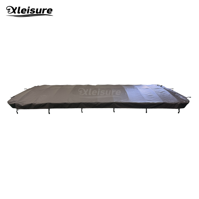 Brown roll-up swim spa cover 5900x2300mm,R300 - xleisure