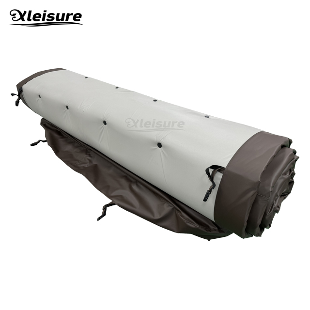 Brown roll-up swim spa cover 5900x2300mm,R300 - xleisure