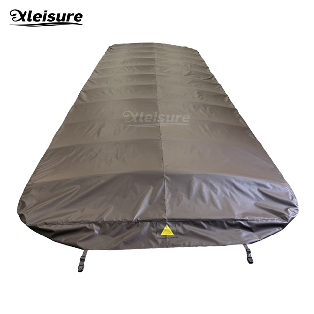 Brown roll-up swim spa cover 5900x2300mm,R300 - xleisure
