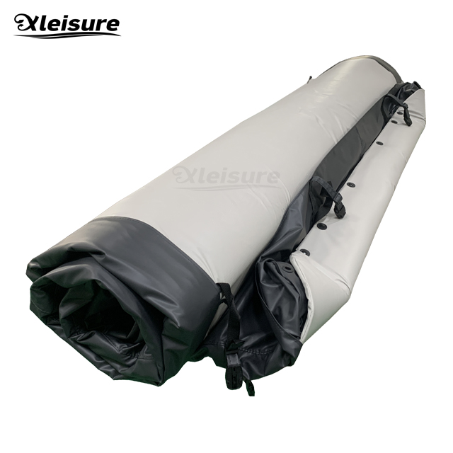 Irregular-shaped dark grey roll-up swim spa cover 4270mm x 2060mm ...