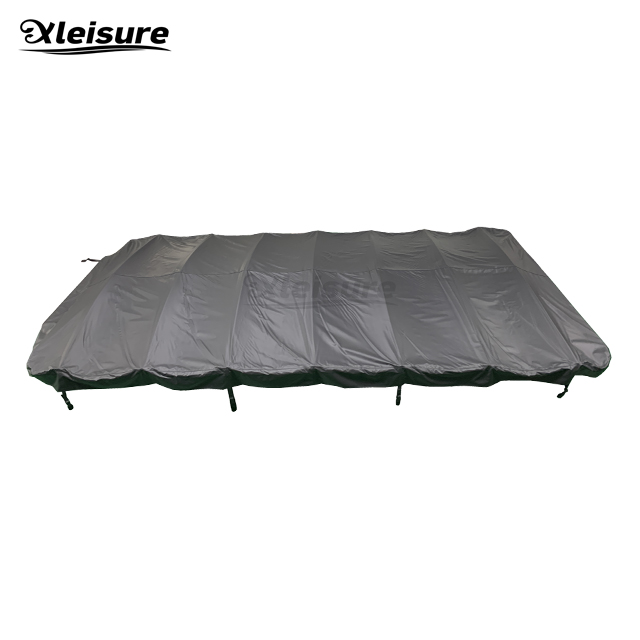 Dark grey roll-up swim spa cover 4200x2300mm - xleisure