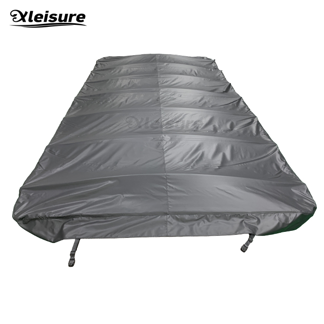 Dark grey roll-up swim spa cover 4200x2300mm - xleisure
