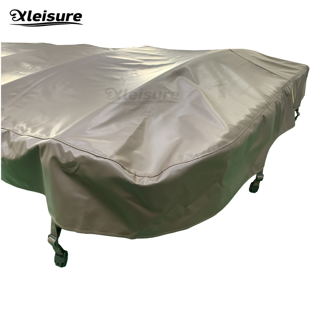 Brown roll-up swim spa cover 5900x2300mm,R300 - xleisure